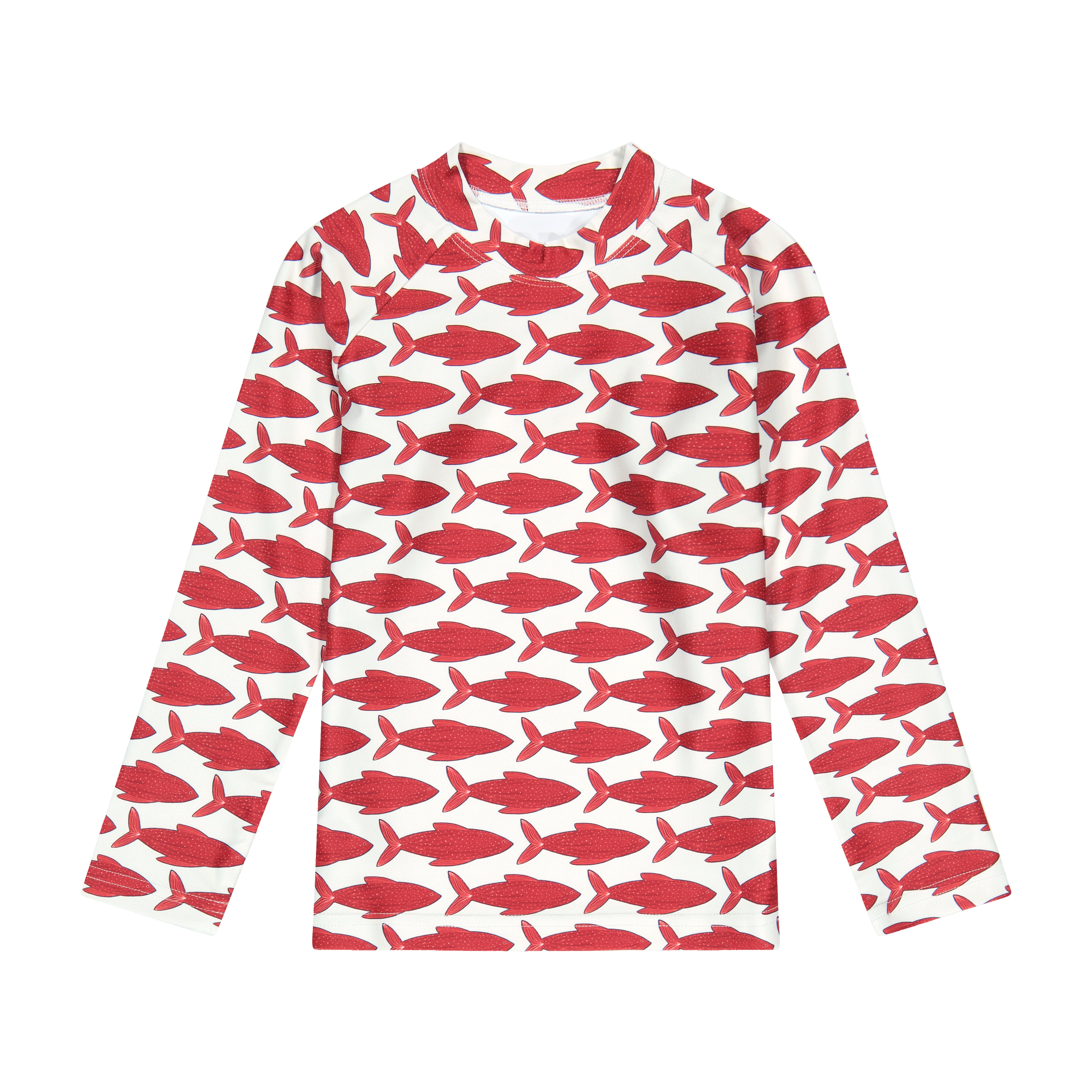 Red Fish Rash Guard – Petit Peony